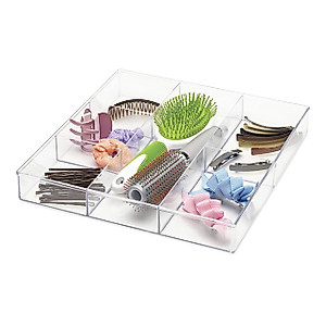 Whitmor 6-Section Clear Drawer Organizer