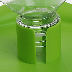 7haofang Reptile Water Drinker Dispenser Food Basin Stand Lizard Feeder Dish Bowl Bottle