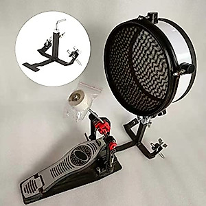 Colcolo Pedal Cowbell Bracket Multifunction Cowbell Percussion Pedals Percussion Mount for Practice Room