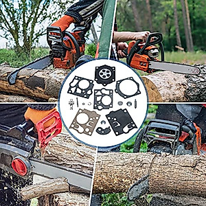 AUMEL Carburetor Repair Rebuild Kit for K10-SDC McCulloch Mac Promac 700 8200 PM 10 10-10 Homelite Echo Part.