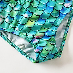 Little Toddler Girls Bathing Suit Mermaid Bikini Two Piece Swimsuit Bottoms Swimming Suit Swimwear 3T - 4T
