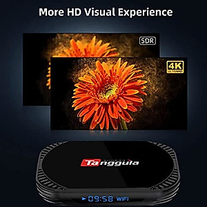 Tanggula X5 Tv Box, Mini Keyboard, HDMI Cord, 128GB Storage, 4k / 8k Ultra HD Voice Activated Remote