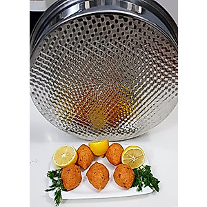 Stainless Steel Raw Meatball Tray 15" (Turkish Cig Kofte)