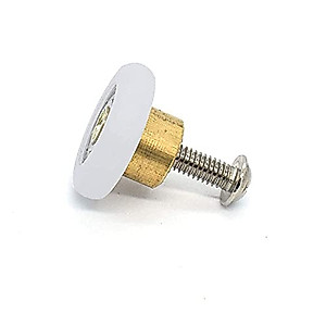 4 PCS Shower Door Rollers&1PCS Dual Purpose Telescopic Screwdriver，Roller Diameter 19/23/25/27mm, for The Bathroom Pan Glass Sliding Door Pulleys/Runners/Wheels,Stainless steel-4PCS (Pulley 19mm)