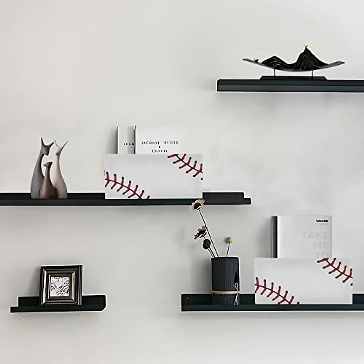 Kcldeci Baseball Storage Bins Baskets for Organizing 2Pack, Sturdy Storage Basket Foldable Storage Baskets for Shelves Closet Nursery Toy