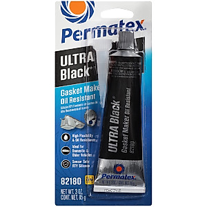 ULTRA BLACK Gasket Maker, 3.35 oz. tube carded, CASE OF 12 (82180-C)