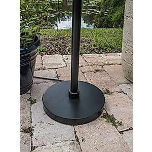 Kenroy Home 32220BRZ Tanglewood Standing Outdoor Floor Lamp, Bronze
