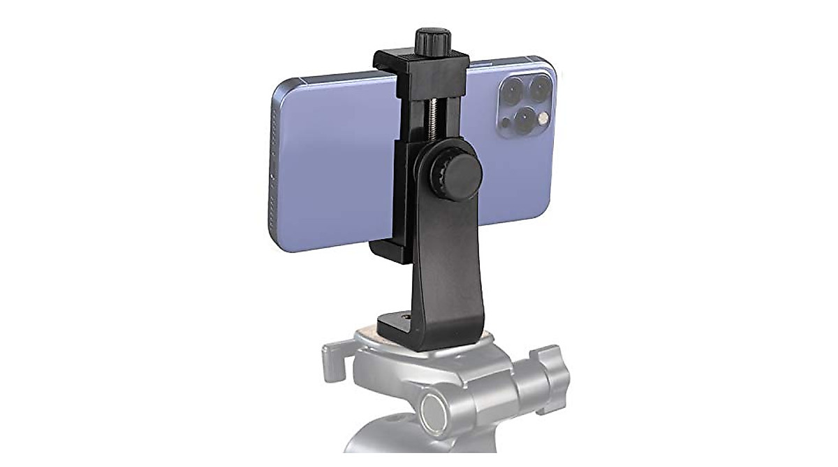 Universal Smartphone Mount for Tripods with 360° Rotation | Fits All Phones