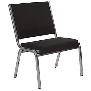 Flash Furniture Bariatric Chairs, 1 Pack, Black Fabric
