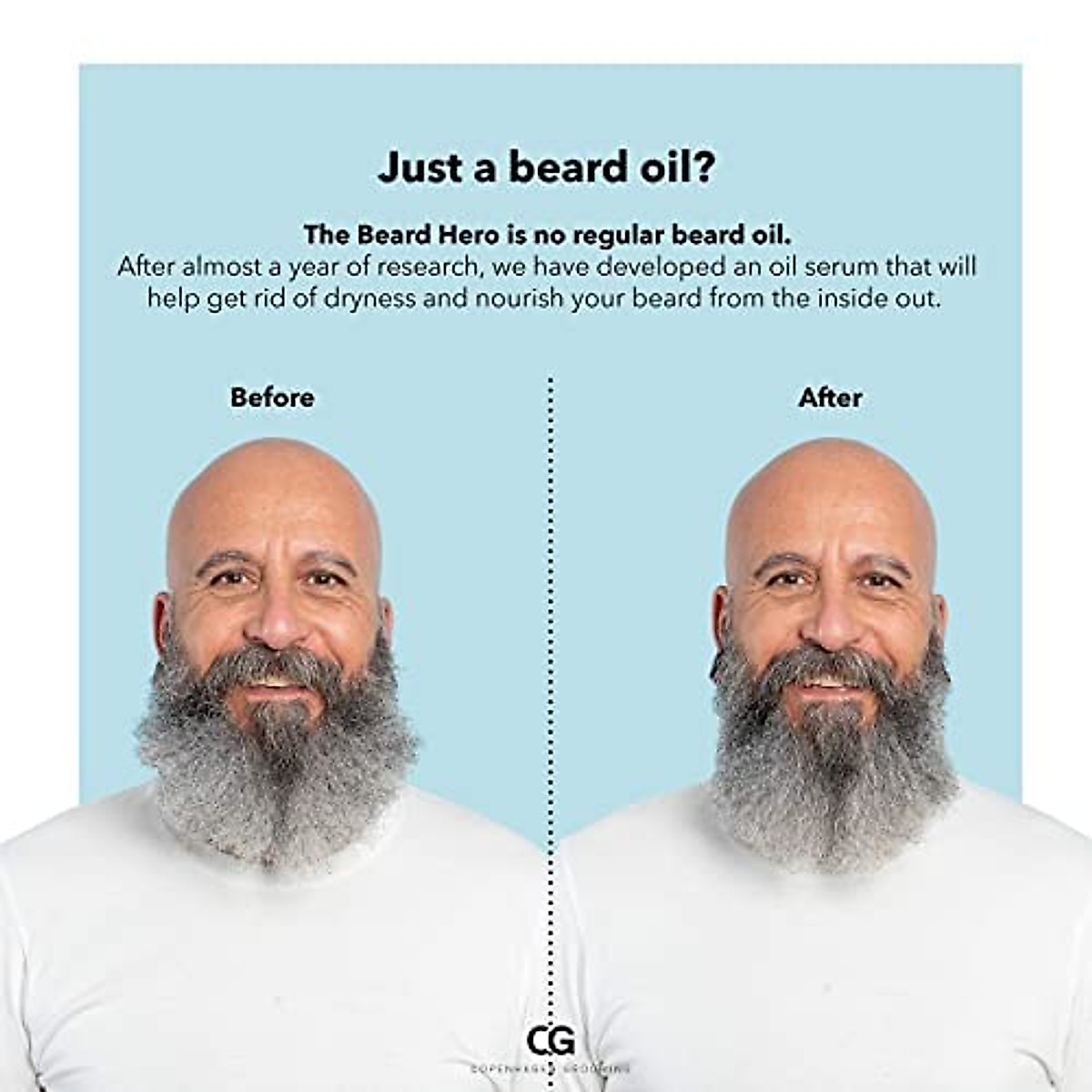 Copenhagen Grooming Beard Hero - Beard Oil for Men - Hydrating and Nourishing Beard Growth Oil and Beard Serum