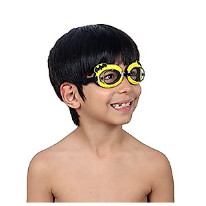 OverArm kids goggles for swimming 3-6 - Swimming Goggles for Kids under 10 (Ages 3-6) Recommended by Olympic Swimmers (Batman)