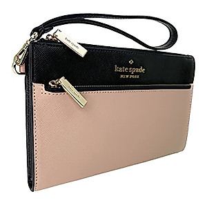 Kate Spade Medium Saffiano Leather Wristlet (Warm beige)
