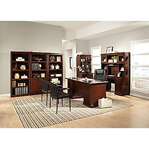Sauder Heritage Hill 4 tier Library With Doors - Classic Cherry finish