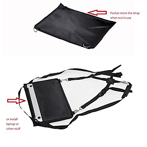 STRONG HOLD Laptop Harness,Standing Desk,Walking Desk,Tablet Harness,Book Harness,Portable Laptop Stand,Travel Laptop Stand(SH-LSHN01)