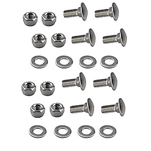 784-5581A Carriage Bolts Nuts for Shave Plate Scraper Bar (5/16-18) 5/8" 8pc