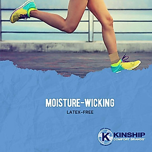 Kinship Comfort Brands Ankle Compression Brace helps with Tendonitis, Arch Support, Reduces Swelling, Neuropathy, Plantar Fasciitis, Foot and Heel Pain Relief