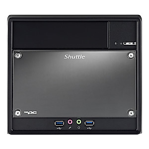 Shuttle XPC Cube SH510R4 Mini Barebone PC Intel H510 Supports 125W 11th/10th Gen Rocket Lake/Comet Lake CPU No RAM No HDD/SSD No CPU No OS 300W80 Plus Bronze Flex PSU,Black