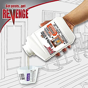 Revenge Termite & Carpenter Ant Killer Spray, 16 oz Concentrate, Long Lasting Pesticide for Indoors and Outdoors
