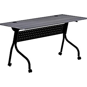 LLR59487 - Lorell Charcoal Flip Top Training Table