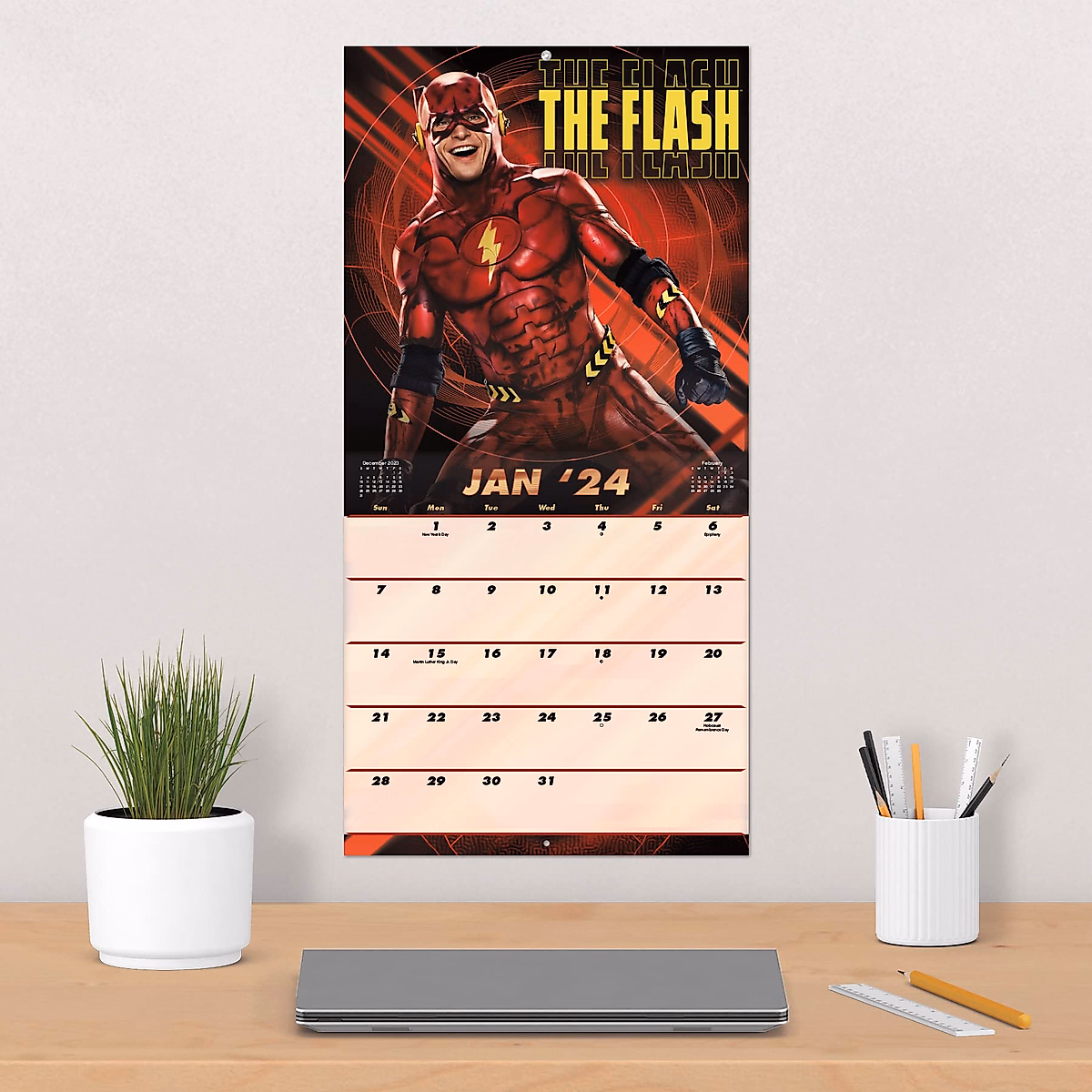 2024 DC Comics The Flash Wall Calendar