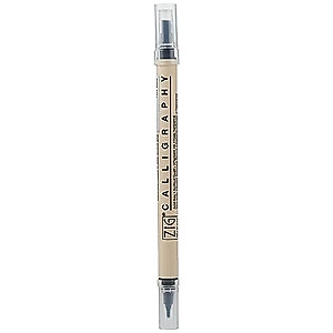 Zig Memory System Calligraphy Dual Tip Marker, Pure Black Pack of 6 (MS3400-010)