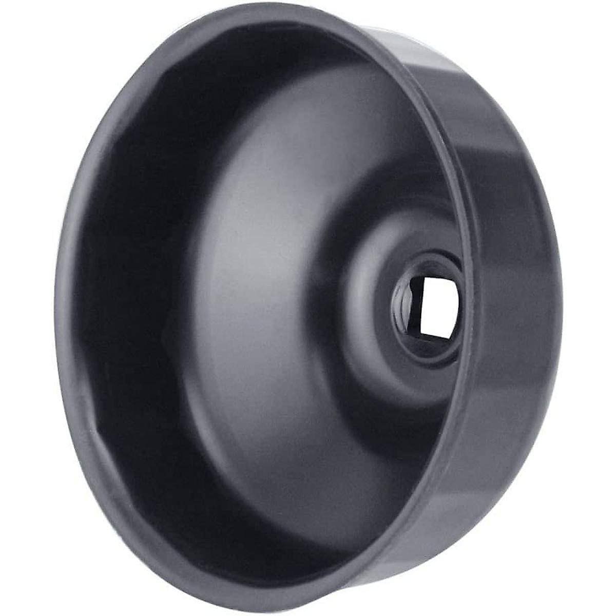 86.4mm 16 Flutes Oil Filter Wrench for BMW With 86mm Cartridge Style Filter Housing Caps, Oil Filter Housing Cap Removal Tool To Change Oil, Oil Filter Socket Wrench Kit For BMW (Black)