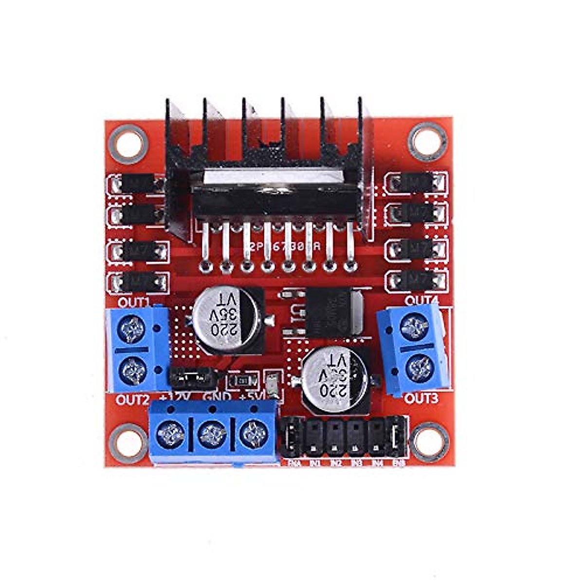 Davitu Motor Controller - Stepper Motor Drive Controller Board Module L298N Dual H Bridge DC