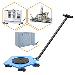 Amarite Machine Skate 8800lbs Capacity-Heavy Duty Machinery Mover Dollies with 360 Degree 5 Swivel Rollers for Industrial Use - Equipment Skates Moving Roller for Warehouse and Workshop Transporting