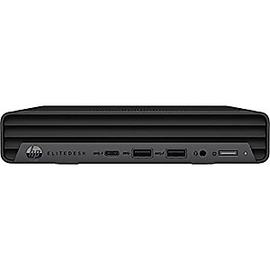 HP EliteDesk 800 G8 Desktop Computer - Intel Core i5 11th Gen i5-11500T Hexa-core (6 Core) 1.50 GHz - 16 GB RAM DDR4 SDRAM - 512 GB M.2 PCI Express NVMe SSD - Desktop Mini (Renewed)