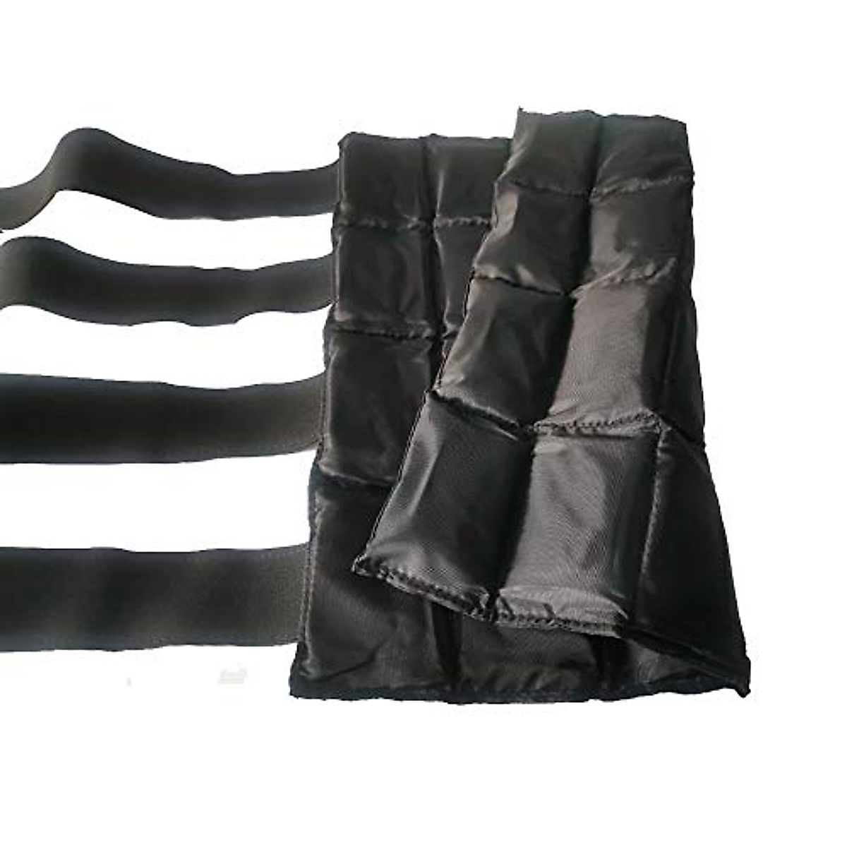 NRTFE Ice Boot for Horses, Horse Ice Pack Leg Wraps Compression Pad (Black)