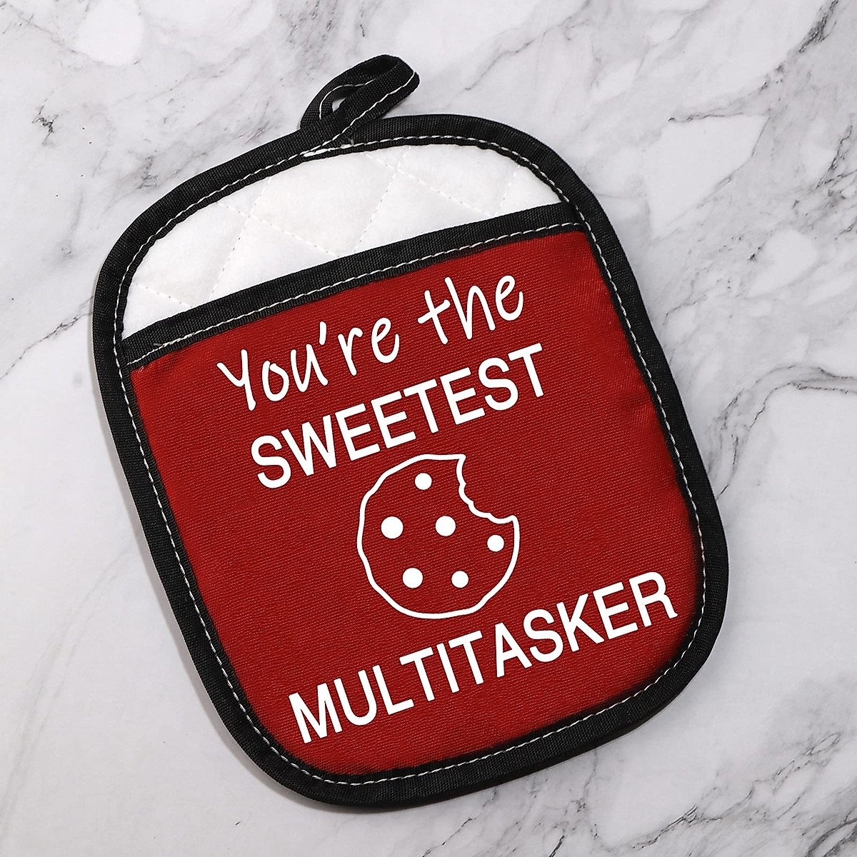 Teacher Appreciation Gift You’re The Sweet Multitasker Pot Holder Teacher Gift (Sweet Multitasker Red)