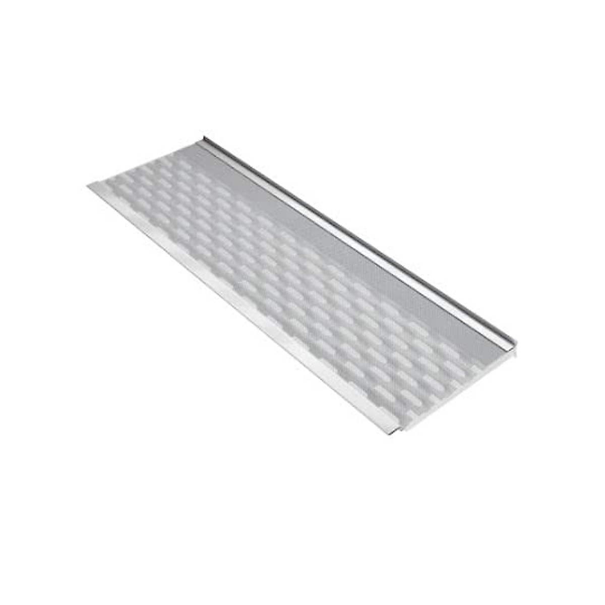Waterlock DIY 6”Leaf Protection|Sample|Stainless Steel mesh|White Aluminum Gutter Covers|Contractor Grade|Gutter Guard from Manufacturer|Made in The USA