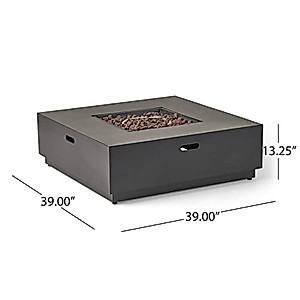 Christopher Knight Home 317513 Wellington Fire Pit, Dark Gray