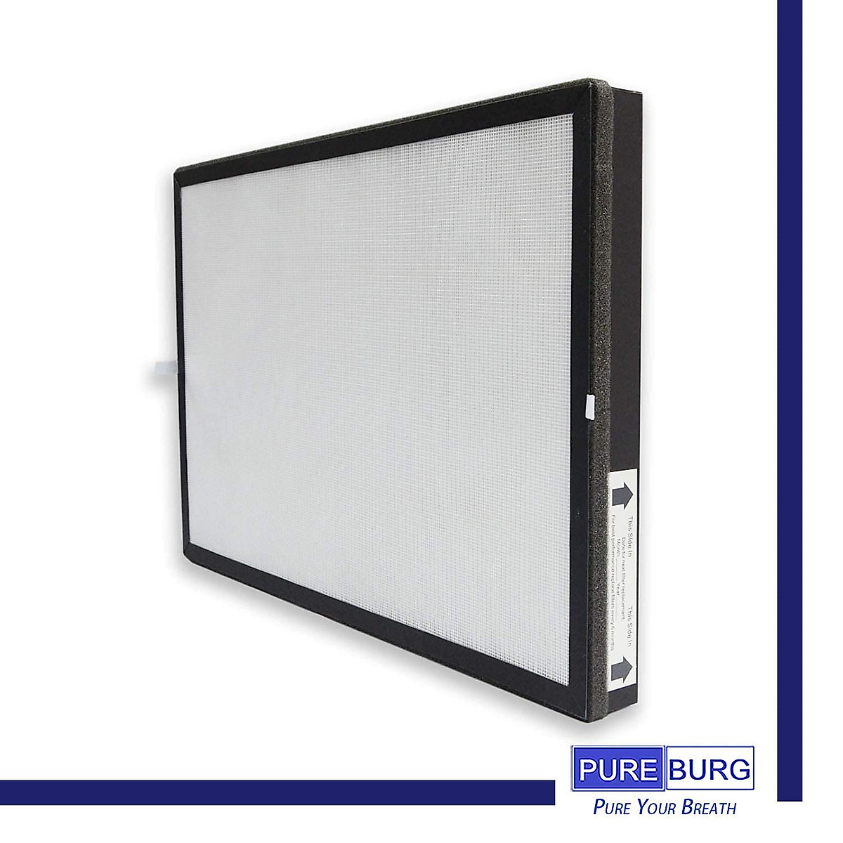 PUREBURG AP450 True HEPA Replacement Filter Compatible with Envion Allergy Pro AP450 Air Purifier,Replaces Part# AP450F, H13 Air Clean Dust,1-Pack