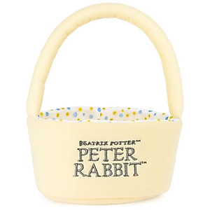 GUND Beatrix Potter Peter Rabbit Easter Basket Sensory Toy Playset, 4-Piece Plush Toy Playset for Ages 1 and Up, 8.5”