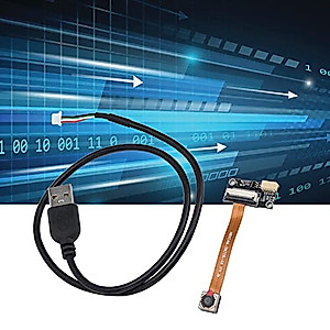 Tefola Autofocus Camera Module, USB Camera Module, HD 5MP Mini USB2.0 Webcam Board for Android HBVCAM‑5M2118AF110‑48 V11