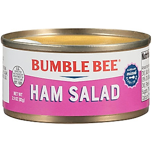 Bumble Bee Snack On The Run Ham Salad with Crackers Kit, 3.5 oz (Pack of 12) - Ready to Eat, Spoon Included - Shelf Stable & Convenient Protein Snack