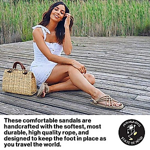 Nomadic State of Mind Rope Sandals, Romano Sandals For Men and Women, Unisex, Handmade Shoes, Straw Sandals