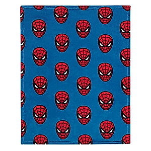 Marvel Spiderman Royal Blue and Red Super Soft Baby Blanket