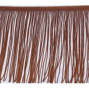 Heartwish268 Fringe Trim Lace Polyerter Fibre Tassel 6inch Wide 10 Yards Long for Clothes Accessories Latin Wedding Dress DIY Lamp Shade Decoration Coffee