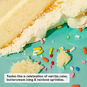 eos Natural Shea Lip Balm- Birthday Cake, All-Day Moisture Lip Care Products, 0.25 oz