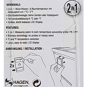 Fluval 2-in-1 Digital Aquarium Thermometer