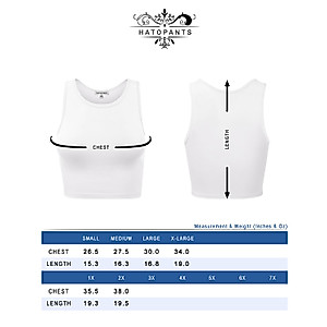 Camisole Crop Tank Top Sexy High Crew Boat Neck Slim Classic Knit Fit Black M