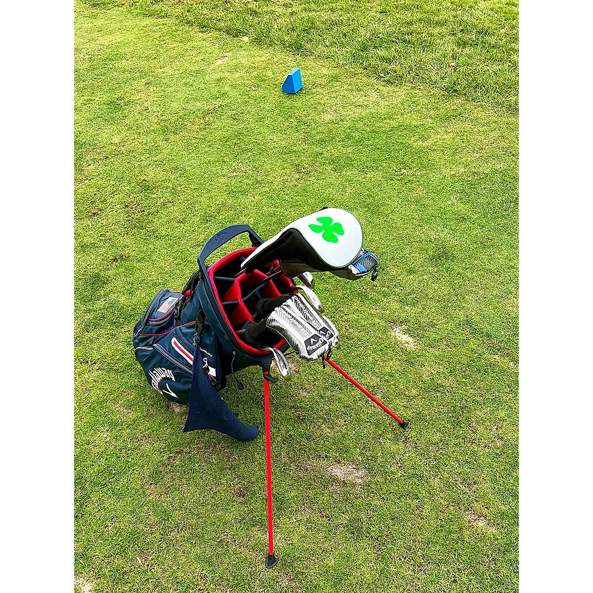 JP Lann Golf’s Lucky Irish Four Leaf Clover Celtic Shamrock Headcover for Drivers – Easy on-off Magnetic Closure - Premium Leather – Fits 460cc Drivers