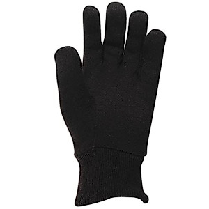 MAGID T92 JerseyMaster T92 8 oz. Clute Pattern Jersey Gloves, Cotton Poly Blend, Men's (Fits Large), Brown (Pack of 12)