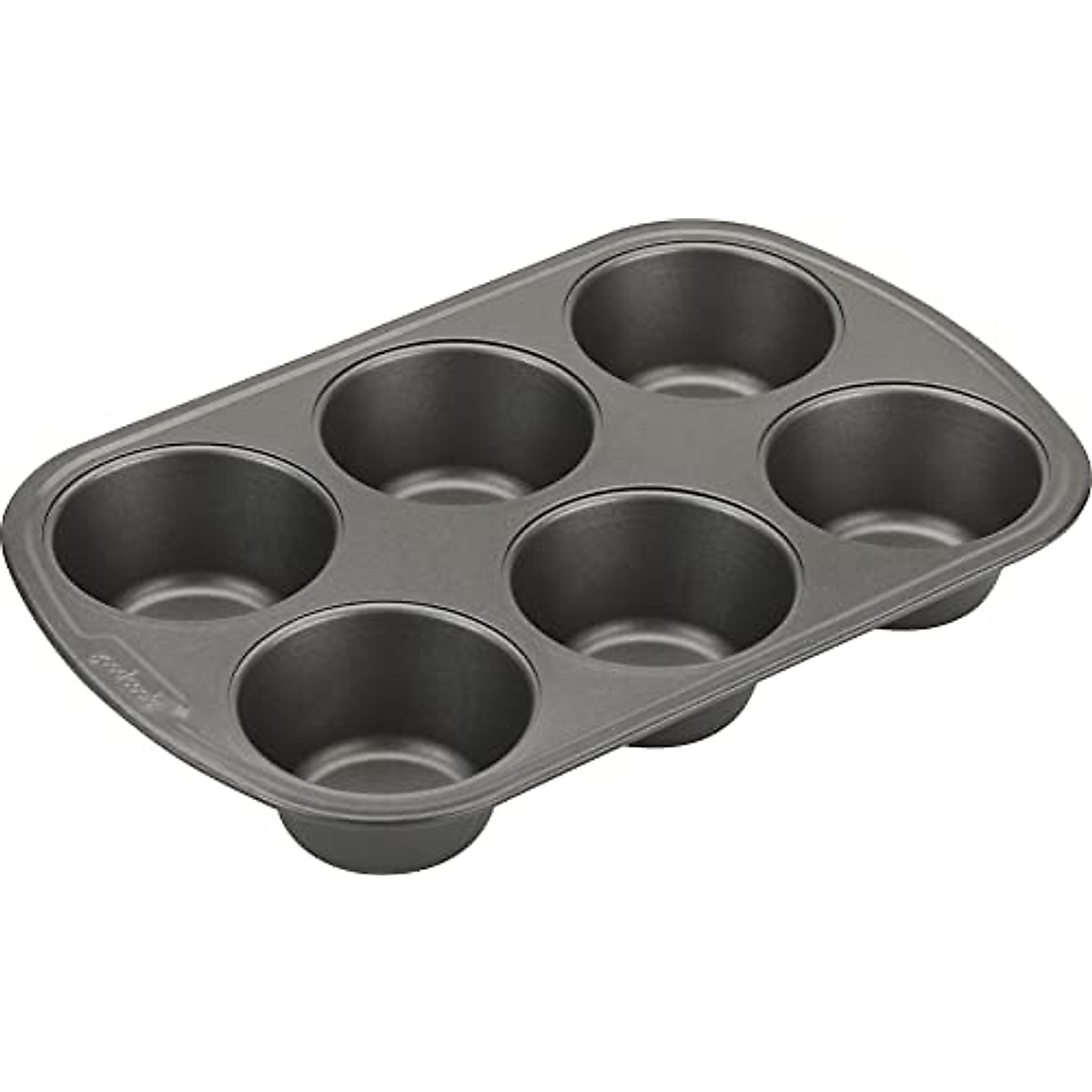 Good Cook 04033 Non-Stick Texas Muffin Pan, Steel, 3-1/2 in Dia x 16-1/2 in L x 10 in W x 8.7 in H