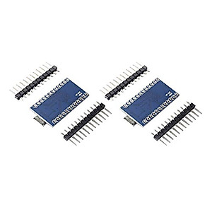 DEVMO 2PCS Pro Micro ATmega32U4 5V 16MHz Micro-USB Development Module Board with 2 Row pin Header Compatible ard-uino Leonardo Replace ATmega328 Pro Mini