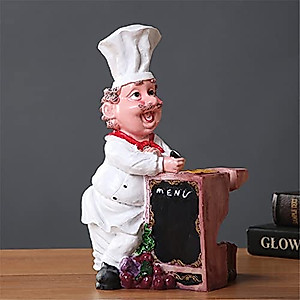 DOUBA Bar Chef Shape Wine Rack Decorative Resin Goblet Rack Home bar Practical Ornaments Crafts