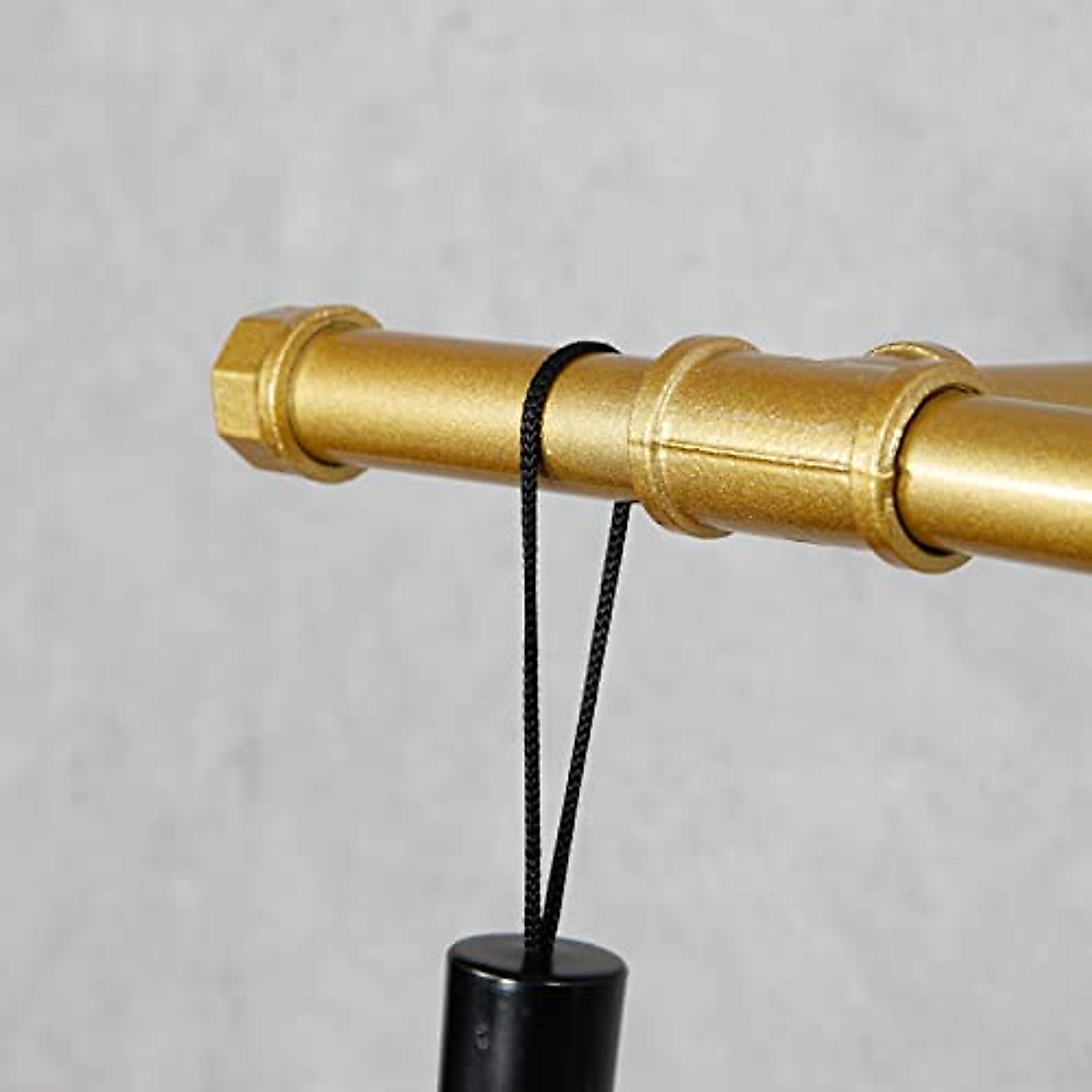 RZGY Clothes Rack Wall Mount, 47.2''L Clothing Bar for Wall, Industrial Pipe Clothes Rod, Heavy Duty Hanging Clothes Rack Detachable Garment Bar, Multi-Purpose Hanging Rod for Closet