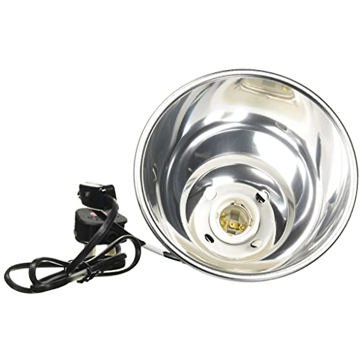 Exo Terra Light Dome, Aluminum UV Reflector Lamp for Reptile Terrariums, 5.5 Inches